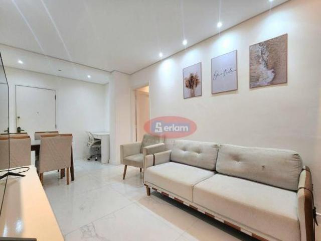 Apartamento com 1 dormitório à venda, 49 m² por R$ 430.000,00 Boqueirão Santos/SP