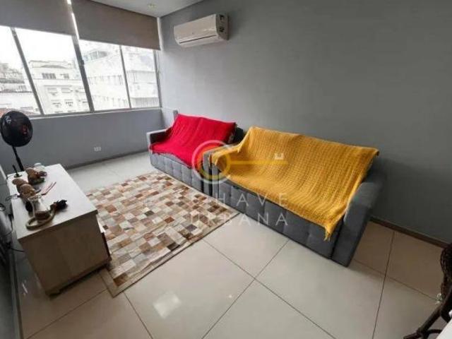 Apartamento com 1 dormitório à venda, 49 m² por R$ 495.000,00 Gonzaga Santos/SP