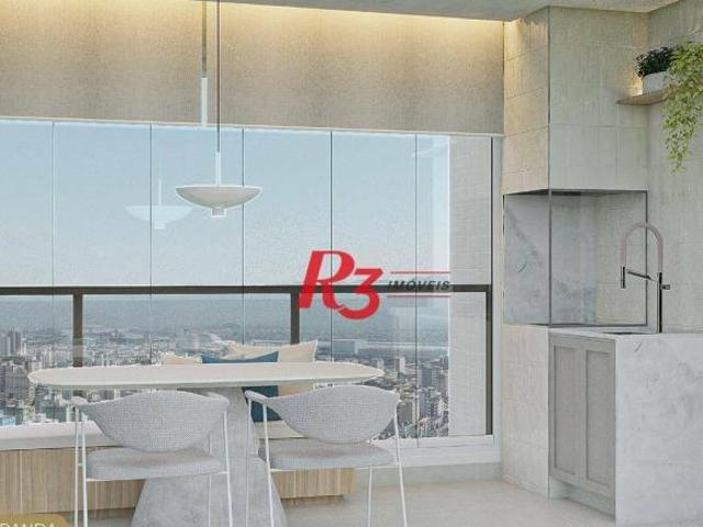 Apartamento à venda, 49 m² por R$ 636.000,00 Marapé Santos/SP
