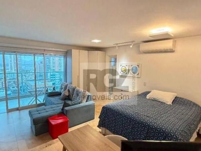Apartamento com 1 dormitório à venda, 49 m² por R$ 689.000,00 Ponta da Praia Santos/SP