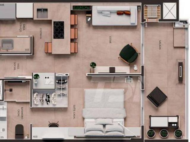 Apartamento à venda, 49 m² por R$ 851.572,00 Ecoville Curitiba/PR