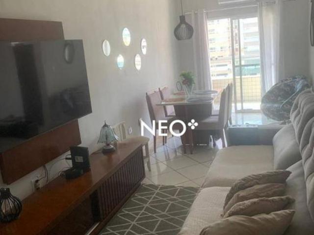 Apartamento com 1 dormitório à venda, 49 m² por R$ 330.000,00 Vila Guilhermina Praia Grande/SP