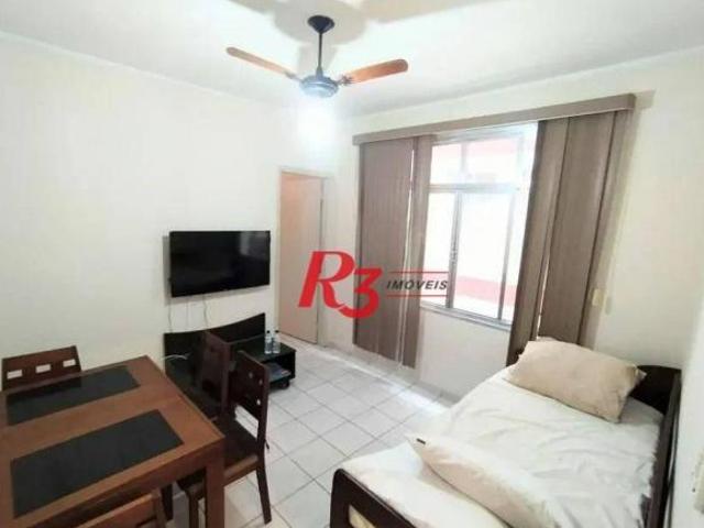 Apartamento com 1 dormitório à venda, 49 m² por R$ 375.000,00 Embaré Santos/SP