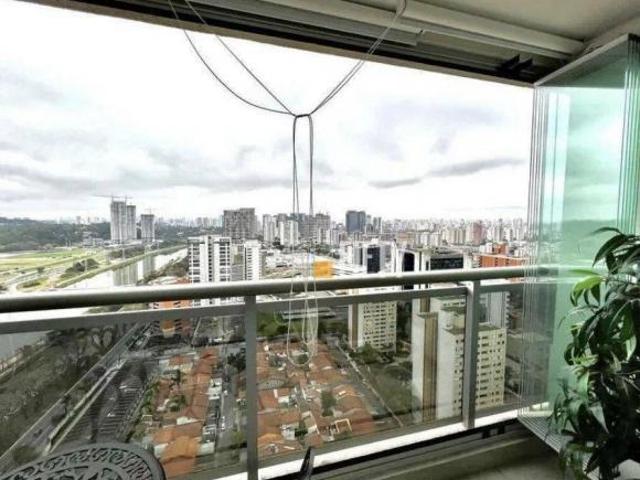 Apartamento com 1 dormitório à venda, 49 m² Santo Amaro São Paulo/SP