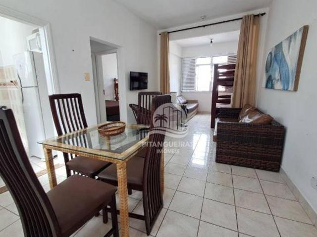 Apartamento com 1 dormitório à venda, 50 m Pitangueiras Guarujá/SP