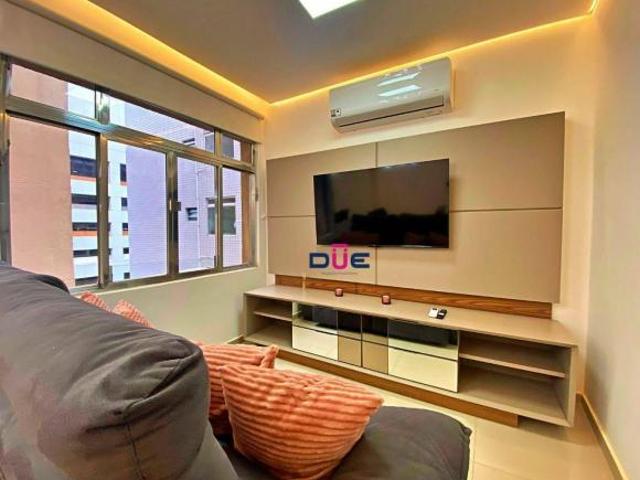 Apartamento com 1 dormitório à venda, 50 m² por R$ 445.000,00 Gonzaga Santos/SP
