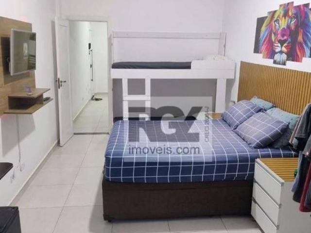 Apartamento com 1 dormitório à venda, 50 m² por R$ 530.000,00 Boqueirão Santos/SP