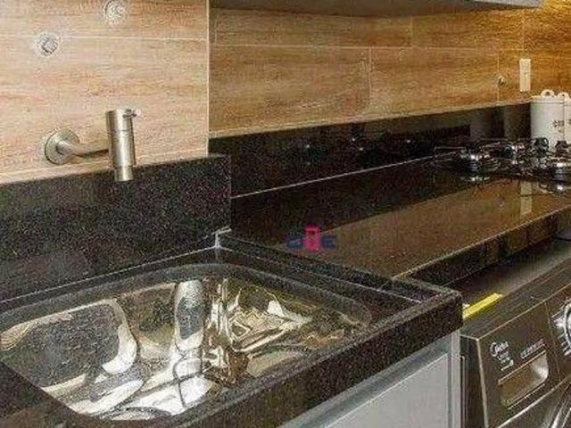 Apartamento com 1 dormitório à venda, 50 m² por R$ 660.000 Boqueirão Santos/SP