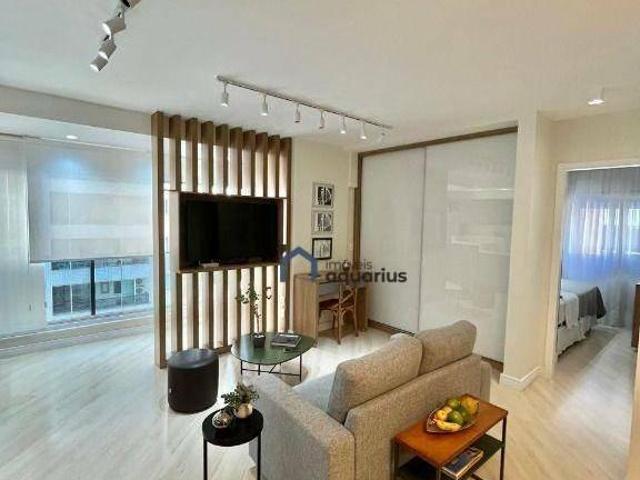 Apartamento com 1 dormitório à venda, 50 m² por R$ 850.000,00 Jardim Aquarius São José dos Campo