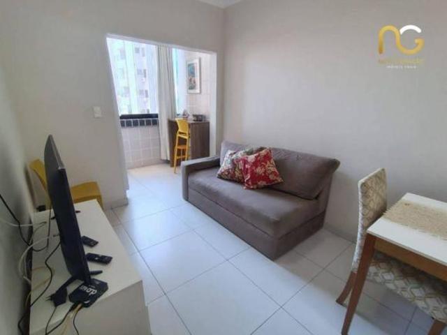 Apartamento com 1 dormitório à venda, 50 m² por R$ 320.000,00 Aviação Praia Grande/SP