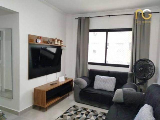 Apartamento com 1 dormitório à venda, 50 m² por R$ 320.000,00 Vila Guilhermina Praia Grande/SP