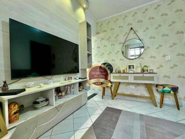 Apartamento com 1 dormitório à venda, 50 m² por R$ 335.000,00 Vila Guilhermina Praia Grande/SP