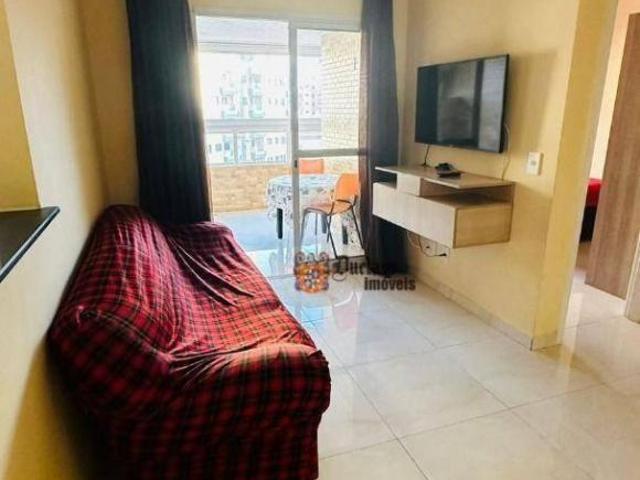 Apartamento com 1 dormitório à venda, 50 m² por R$ 360.000,00 Vila Guilhermina Praia Grande/SP