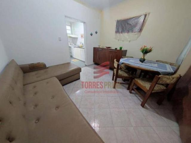 Apartamento com 1 dormitório à venda, 50 m² por R$ 380.000,00 Boqueirão Santos/SP