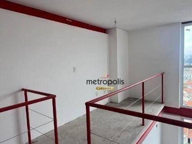 Apartamento com 1 dormitório à venda, 50 m² por R$ 390.000,00 Vila São Pedro Santo André/SP