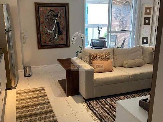 Apartamento com 1 dormitório à venda, 51 m²com varanda no Itaim Bibi São Paulo/SP