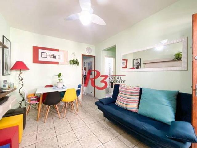 Apartamento com 1 dormitório à venda, 51 m² por R$ 437.000,00 Gonzaga Santos/SP
