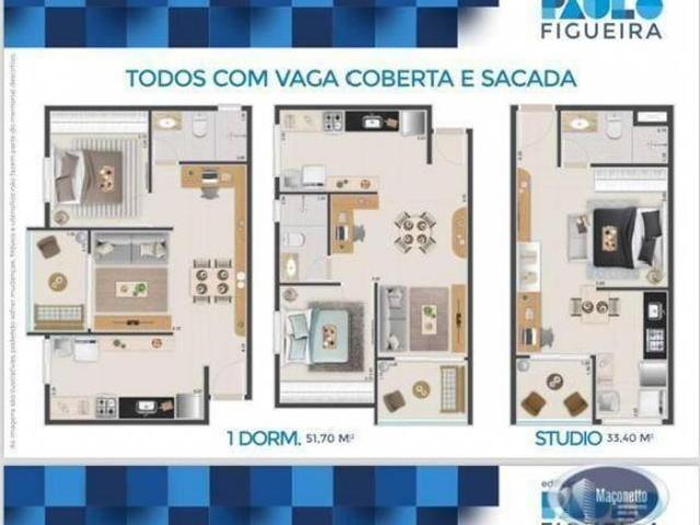 Apartamento com 1 dormitório à venda, 51 m² por R$ 350.000,00 Ribeirânia Ribeirão Preto/SP