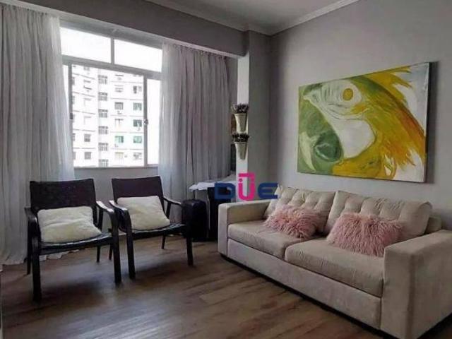 Apartamento com 1 dormitório à venda, 52 m² por R$ 440.000,00 José Menino Santos/SP