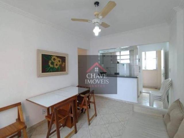 Apartamento com 1 dormitório à venda, 52 m² por R$ 500.000,00 Embaré Santos/SP