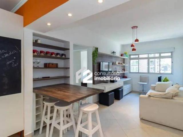 Apartamento com 1 dormitório à venda, 52 m² por R$ 595.000,00 Moema São Paulo/SP