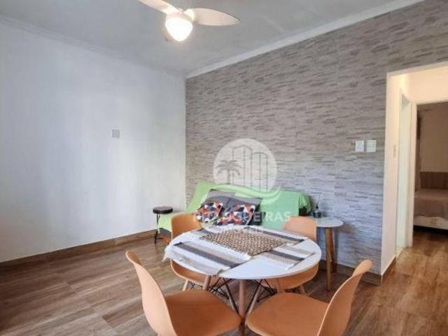 Apartamento com 1 dormitório à venda, 52 m² por R$ 350.000,00 Vila Luis Antônio Guarujá/SP