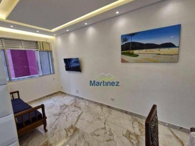 Apartamento com 1 dormitório à venda, 52 m² por R$ 360.000 Canto do Forte Praia Grande/SP