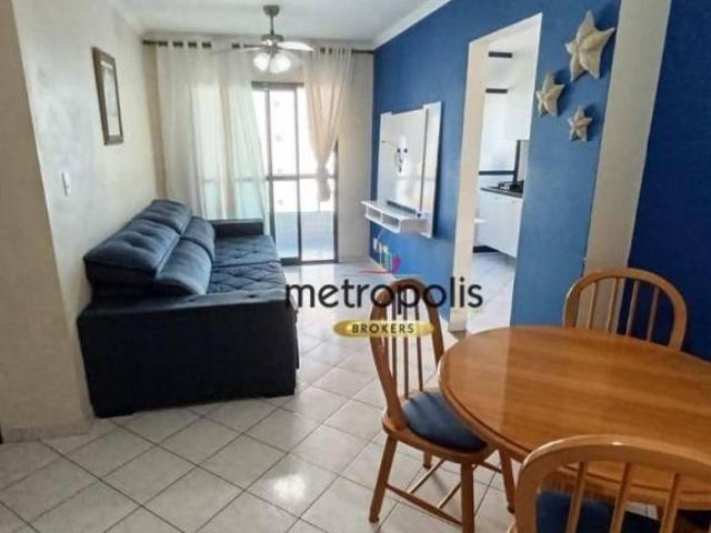 Apartamento com 1 dormitório à venda, 52 m² por R$ 362.000,00 Vila Guilhermina Praia Grande/SP