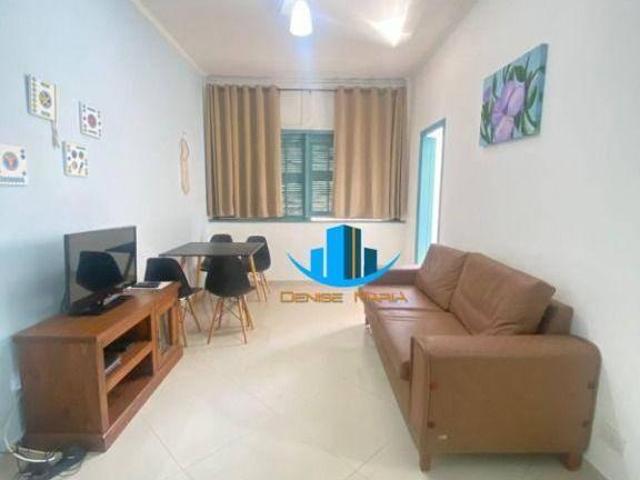 Apartamento com 1 dormitório à venda, 52 m² por R$ 390.000 Boqueirão Santos/SP
