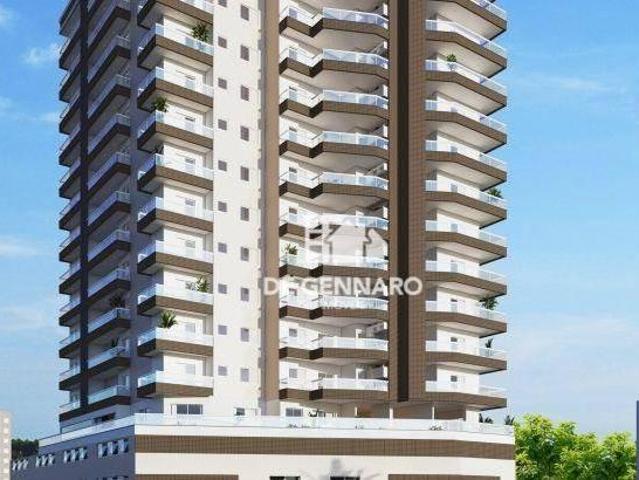 Apartamento com 1 dormitório à venda, 52 m² por R$ 390.000 Jardim Real Praia Grande
