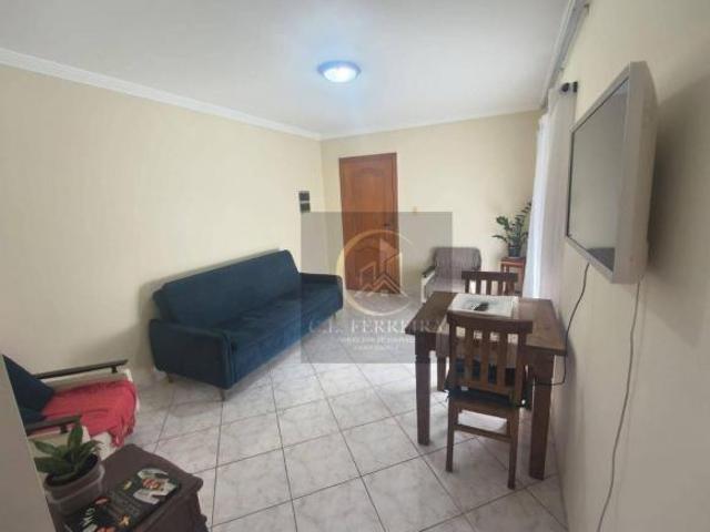 Apartamento com 1 dormitório à venda, 53 m² por R$ 400.000 Canto do Forte Praia Grande/SP