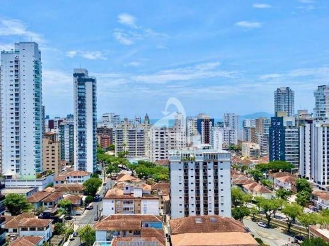 Apartamento com 1 dormitório à venda, 53 m² por R$ 880.000,00 Embaré Santos/SP