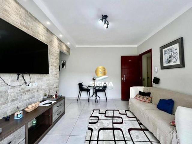 Apartamento com 1 dormitório à venda, 53 m² por R$ 350.000,00 Enseada Guarujá/SP