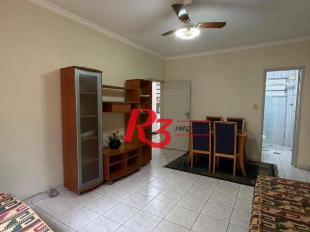 Apartamento com 1 dormitório à venda, 54 m² por R$ 415.000,00 Boqueirão Santos/SP