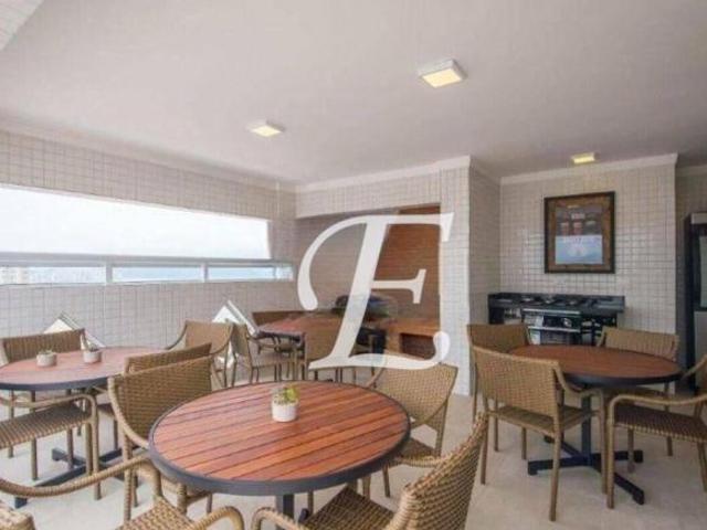 Apartamento com 1 dormitório à venda, 54 m² por R$ 457.000,00 Aviação Praia Grande/SP