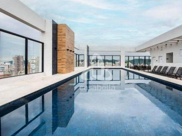 Apartamento com 1 dormitório à venda, 54 m² por R$ 850.000,00 Boqueirão Santos/SP
