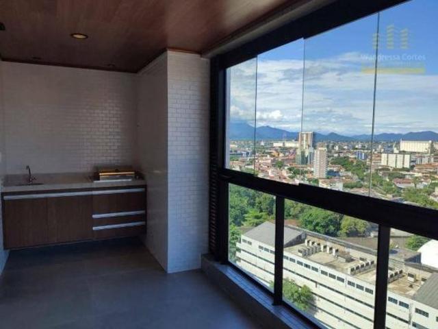 Apartamento com 1 dormitório à venda, 54 m² por R$ 880.000,00 Boqueirão Santos/SP