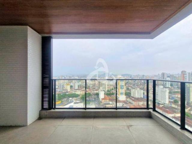 Apartamento com 1 dormitório à venda, 54 m² por R$ 880.000,00 Boqueirão Santos/SP