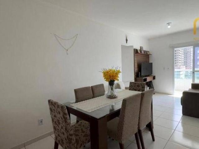 Apartamento com 1 dormitório à venda, 54 m² por R$ 390.000,00 Vila Guilhermina Praia Grande/SP
