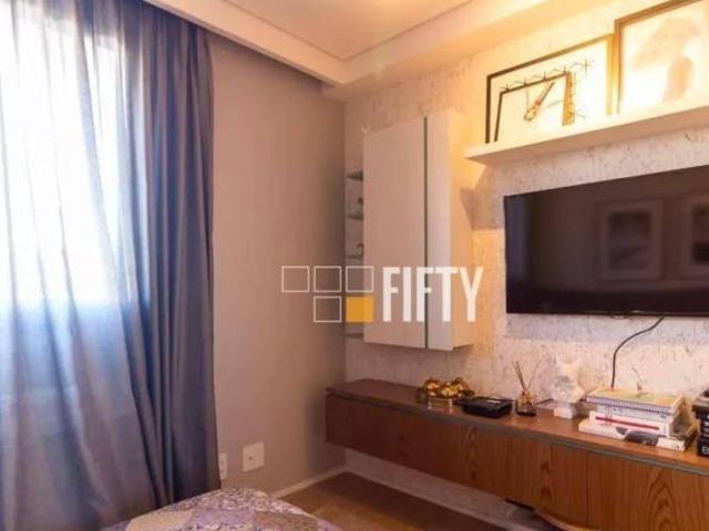 Apartamento com 1 dormitório à venda, 55 m² Brooklin São Paulo/SP