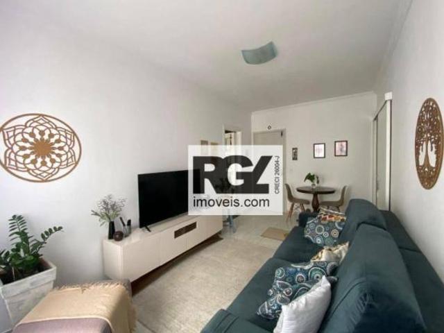 Apartamento com 1 dormitório à venda, 55 m² por R$ 425.000,00 Embaré Santos/SP