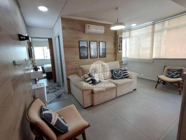 Apartamento com 1 dormitório à venda, 55 m² por R$ 450.000,00 Astúrias Guarujá/SP