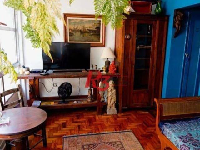 Apartamento com 1 dormitório à venda, 55 m² por R$ 470.000,00 Boqueirão Santos/SP