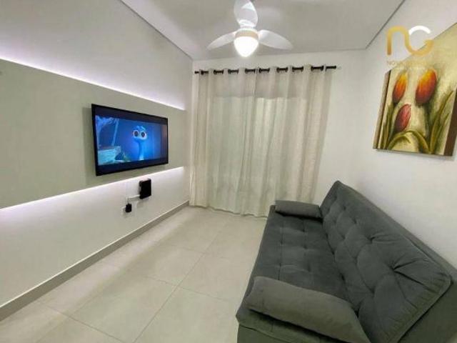 Apartamento com 1 dormitório à venda, 55 m² por R$ 550.000,00 Boqueirão Praia Grande/SP
