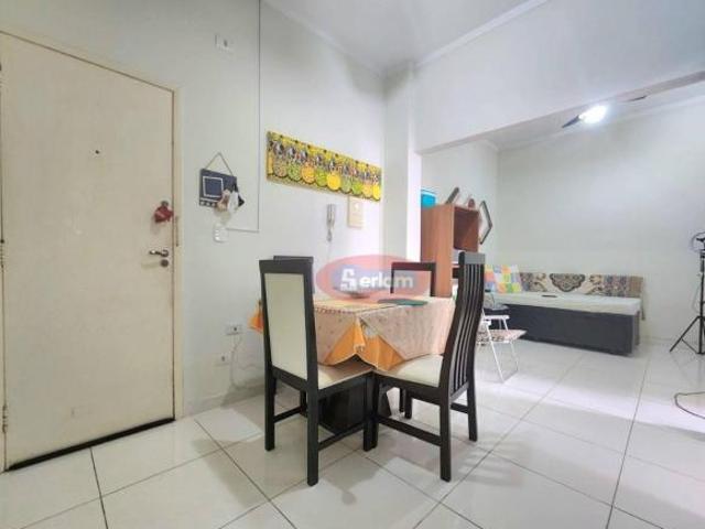 Apartamento com 1 dormitório à venda, 55 m² por R$ 285.000,00 Centro São Vicente/SP