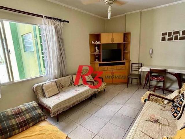 Apartamento com 1 dormitório à venda, 55 m² por R$ 340.000,00 José Menino Santos/SP