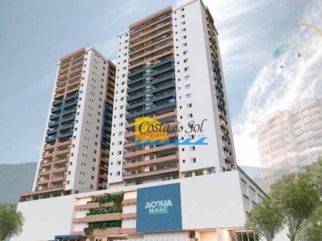 Apartamento com 1 dormitório à venda, 55 m² por R$ 355.000,00 Aviação Praia Grande/SP
