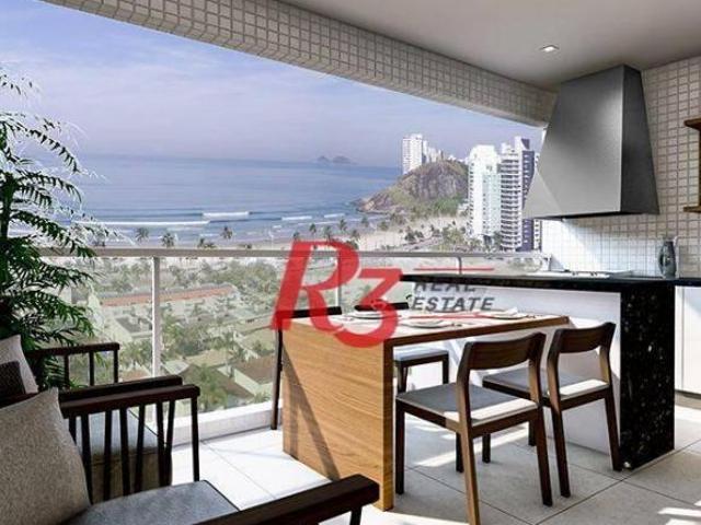 Apartamento com 1 dormitório à venda, 56 m² Vila Júlia Guarujá/SP