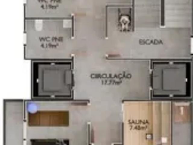 Apartamento com 1 dormitório à venda, 57 m² por R$ 441.364,00 Vila Caiçara Praia Grande/SP