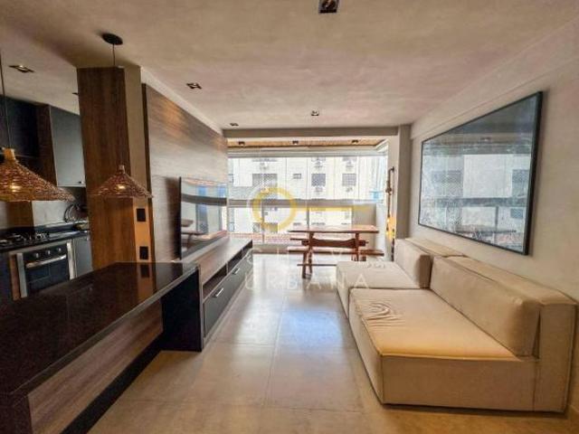 Apartamento com 1 dormitório à venda, 57 m² por R$ 750.000,00 Ponta da Praia Santos/SP